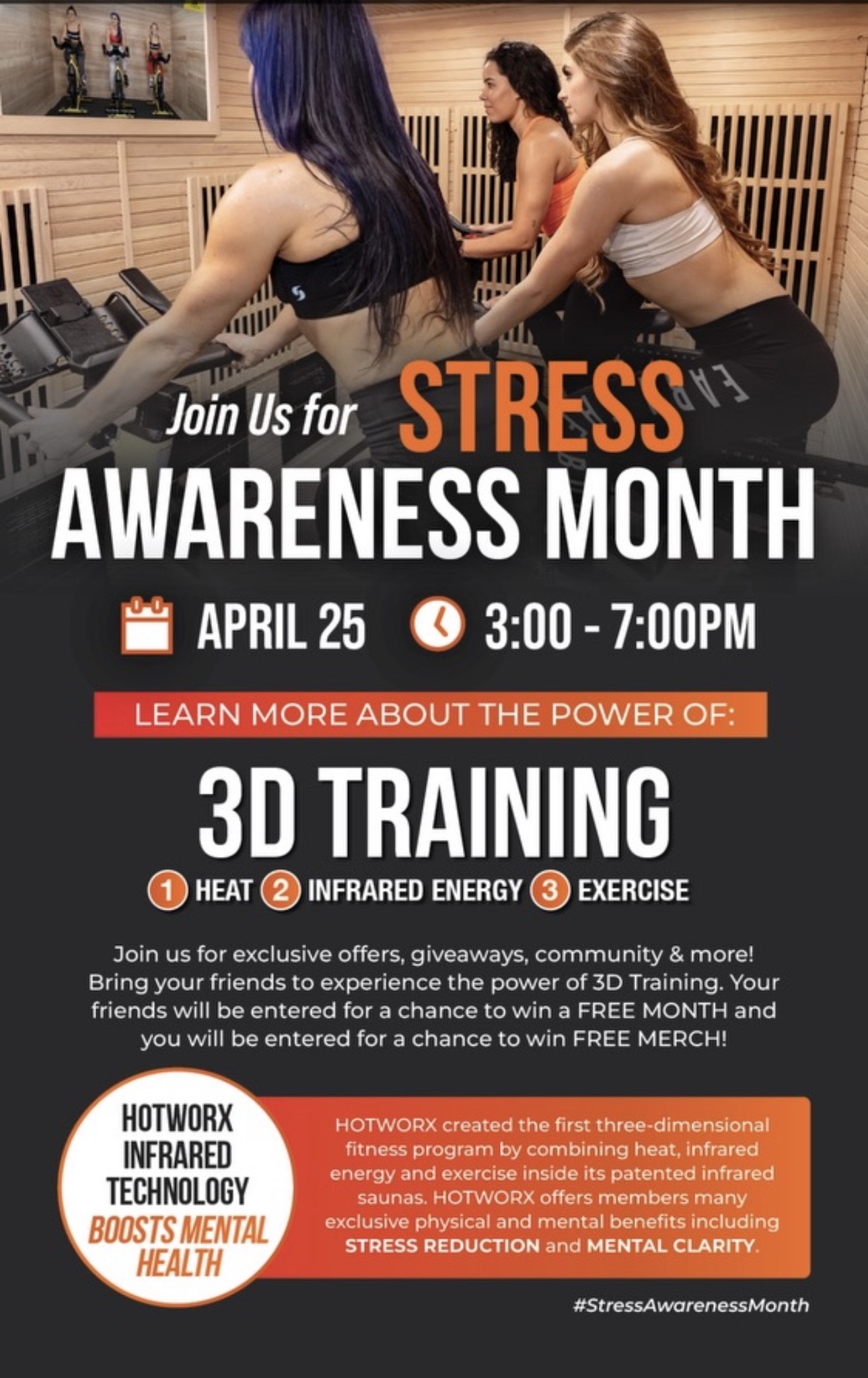 Stress Awareness Month Community Open House at HOTWORX - Bluffton.com